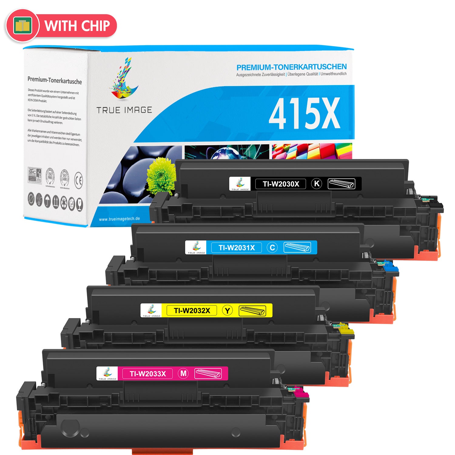 Kompatible HP 415X Toner Patronen Mit Ch